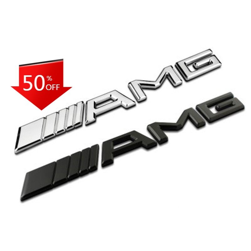 AMG logo sticker for decorating Mercedes cars. | Shopee Philippines