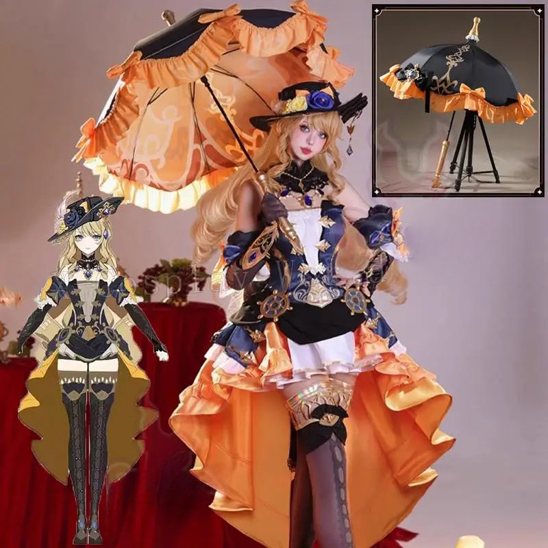 § Genshin Impact Navia Cosplay 130Cm Weapons Halloween Carnival ...