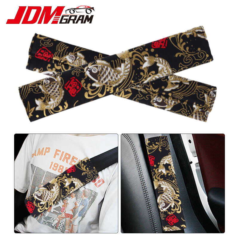 Cloth Seat Style JDM Japanese Auto Safety Racing JDMGRAM Car Belt ...