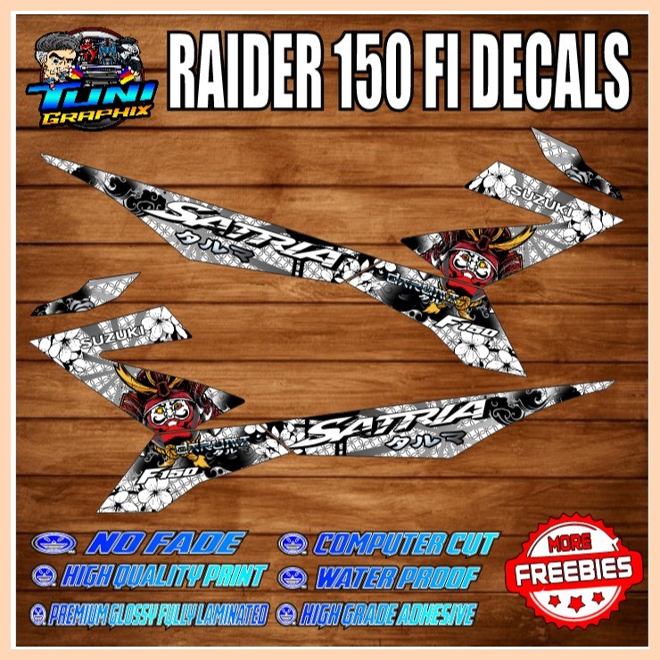 Raider 150 FI Daruma Stock Design Decals Sticker | Shopee Philippines