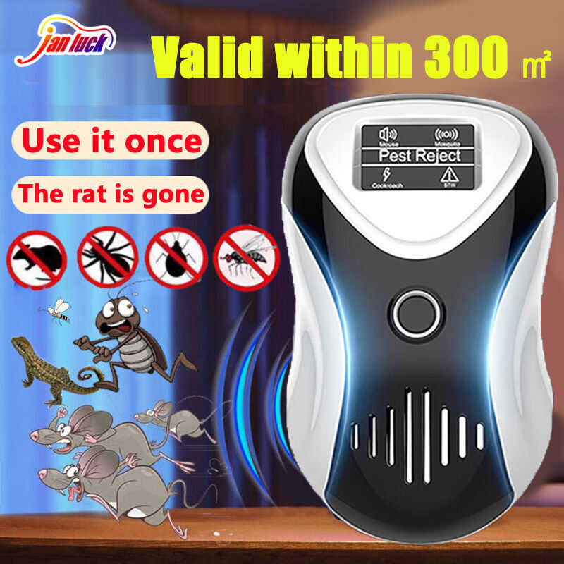 Jan Luck Original Ultrasonic Insect Is Harmless People Pets Sends Sound ...