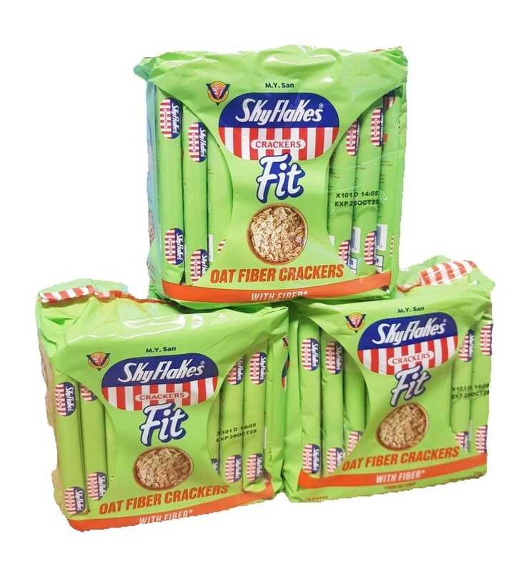 M.Y. San Sky Flakes Fit -Oat Fiber Crackers (Pack Of 3 Pieces 250 Grams ...