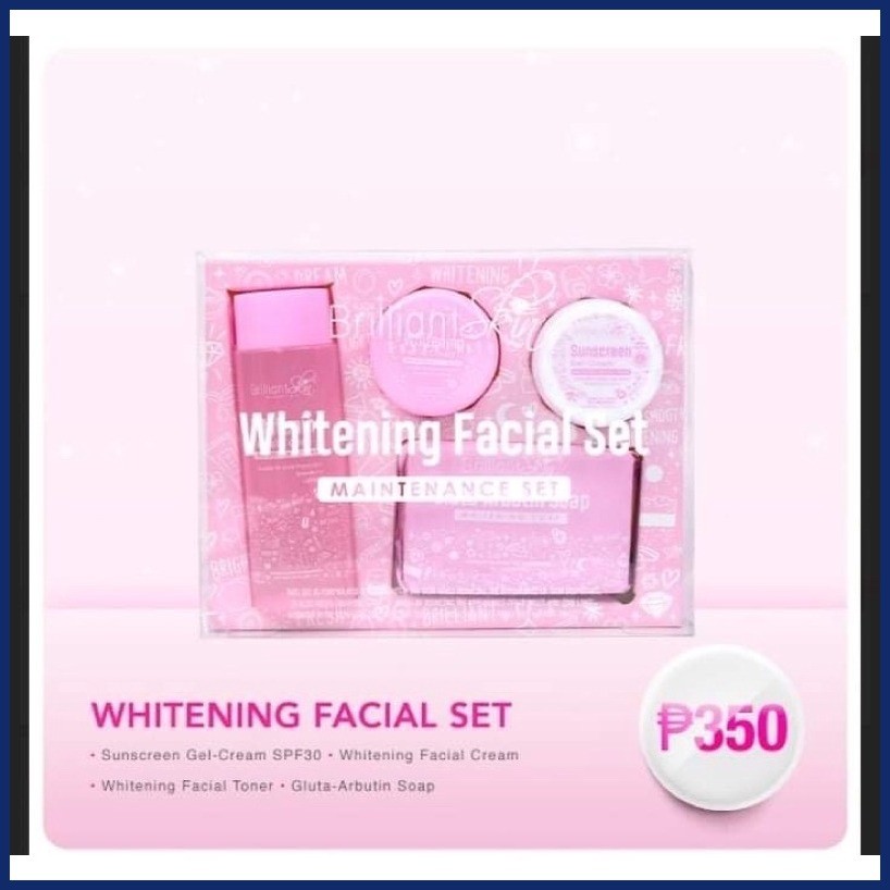 ⇨ whitening facial set brilliant skin | Shopee Philippines