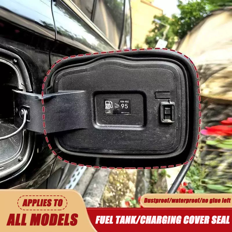Universal Car Fuel Tank Cover Seal Strip Dustproof Rubber Strip ...