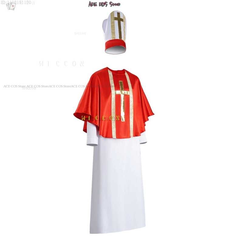 Xj Halloween Cosplay De Mujer Anime Costume Outfit Priest Robe Costume ...
