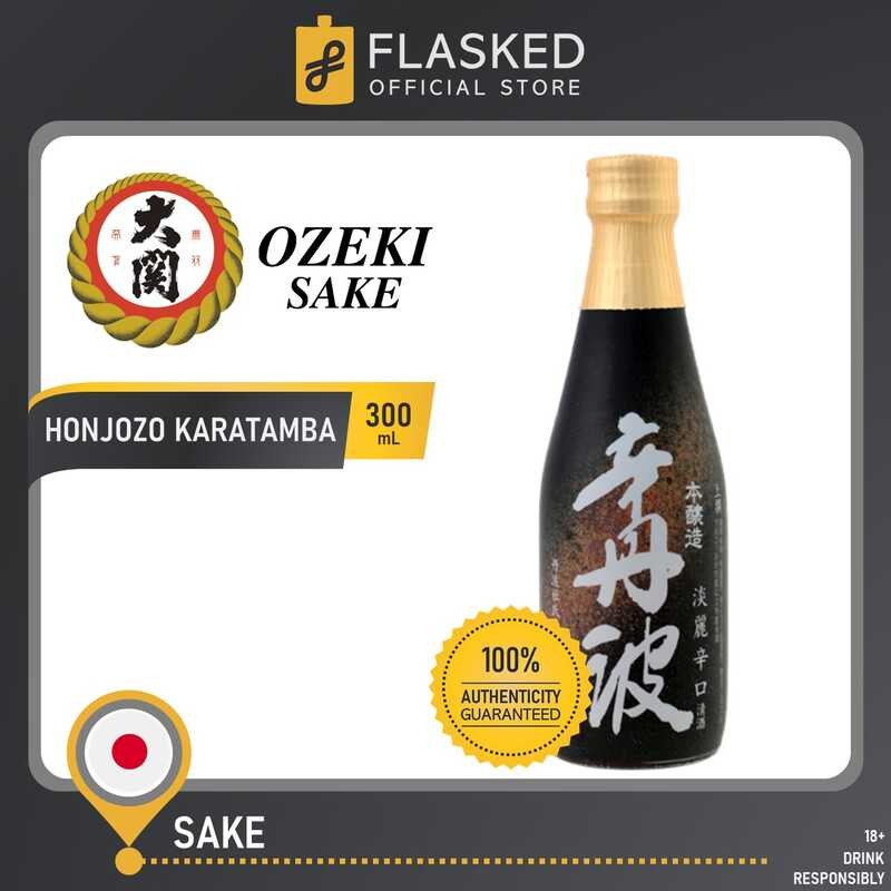 Ozeki Honjozo Karatamba Japanese Sake Rice Wine 300Ml 537 | Shopee ...