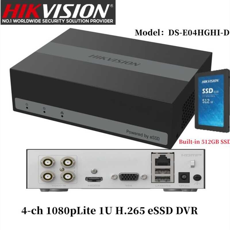 Hikvision CCTV DVR Built In SSD For 2Mp CCTV Camera 4Channel 8 Channel ...