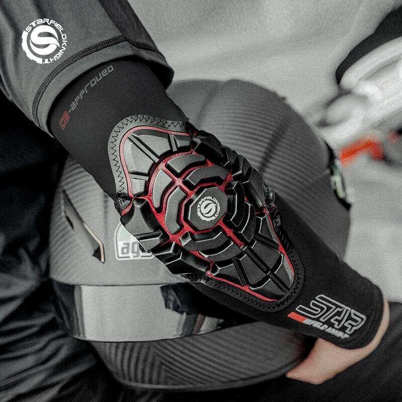 M Star Field Knight Motorcycle Elbow Pads Arm Sleeves CE Approved ...