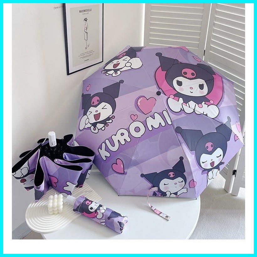 [Fast Delivery] Umbrella Manual umbrella Cartoon cute Vinyl Student ...