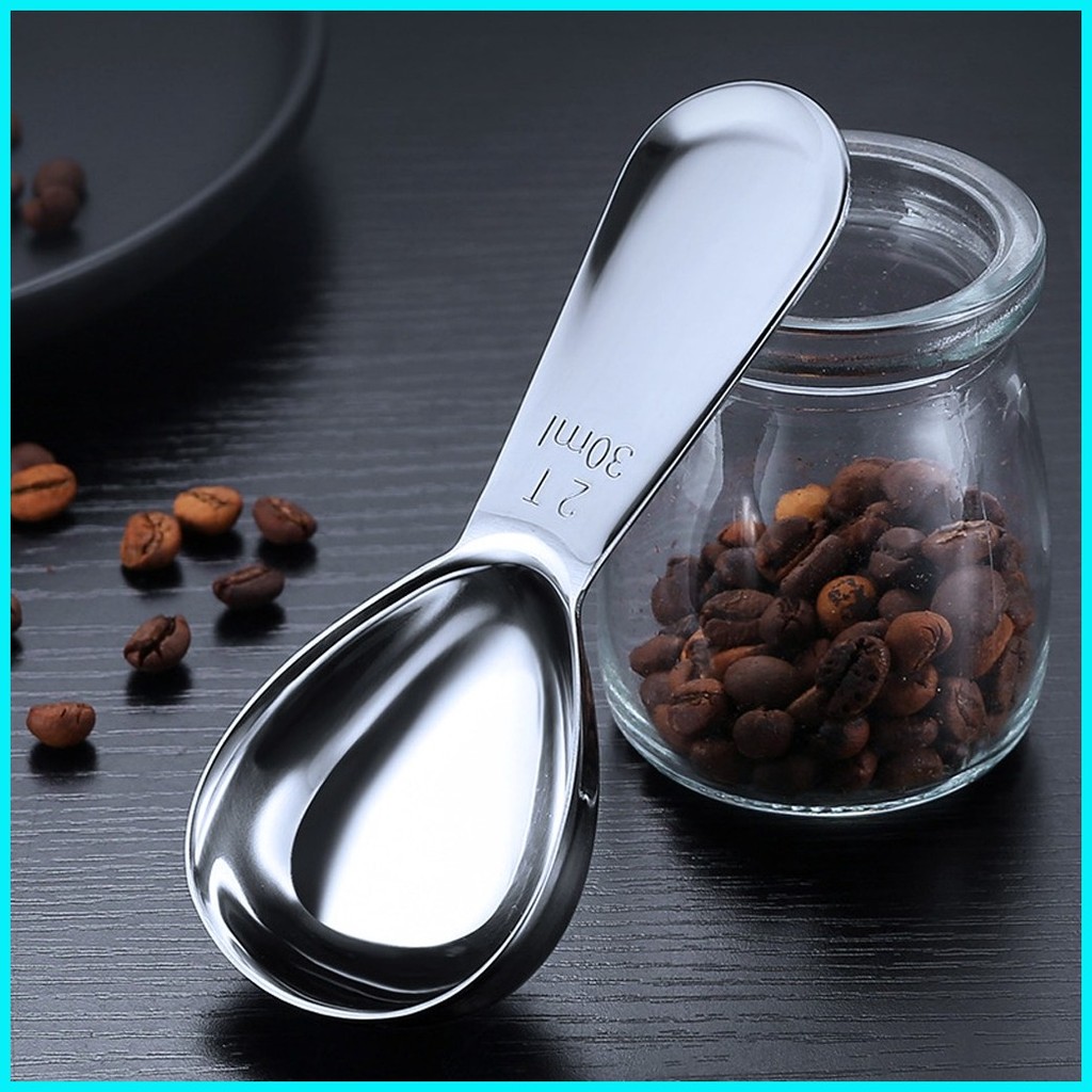 NEOUZA Coffee Scoop Stainless Steel 30ml Espresso Spoon, Tablespoon ...