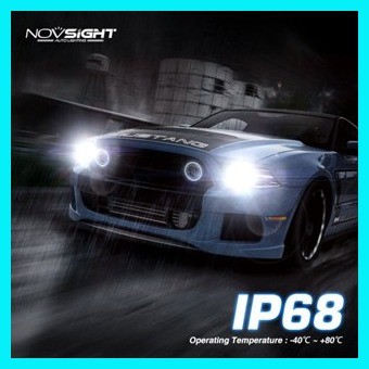 Novsight N39 2Pcs LED Car Headlight 72W 10000LM 6000K H4 H11 9005 9006 ...