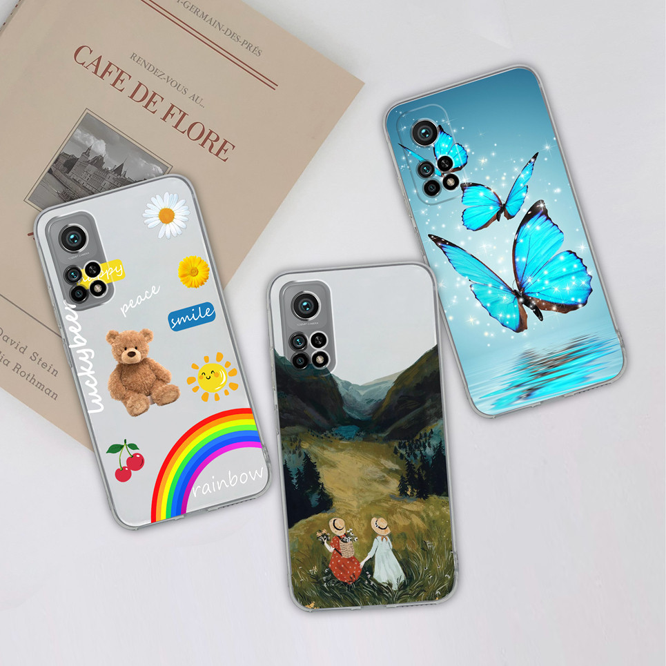 Compatible For Xiaomi Mi 10T Pro 10TLite Clear Phone Case Leisure ...