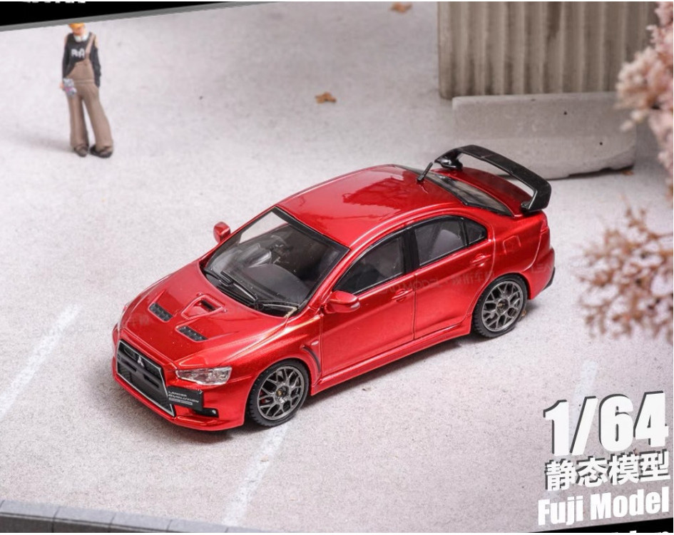 Fuj 1:64 Mitsubishi Lancer EVO X10 red FNF alloy car model | Shopee ...