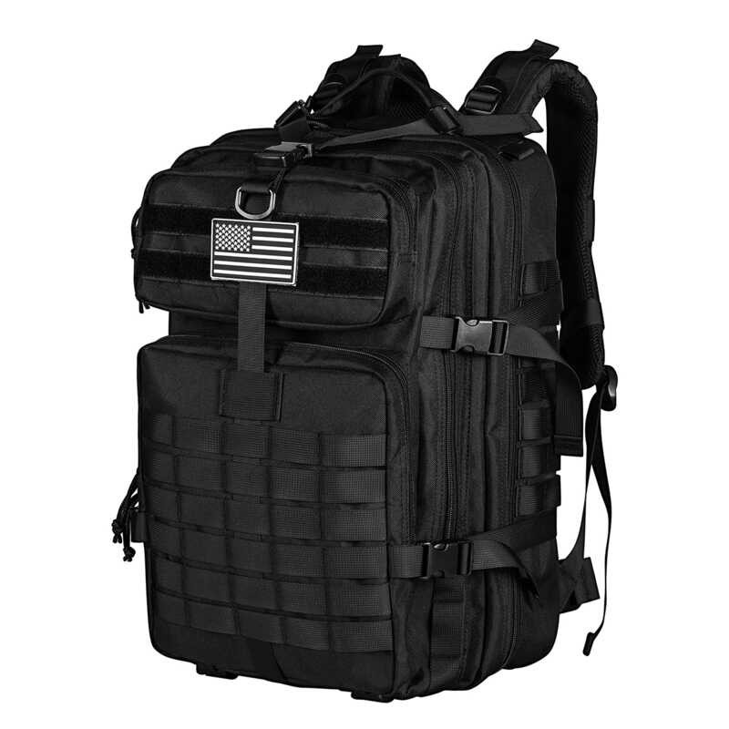 Tactical Backpack 45L 3 Day Assault Pack Outdoor Bug Out Bag Style For ...