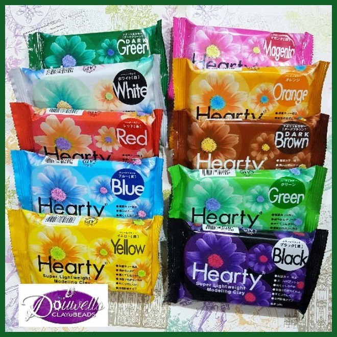 ⊕ HEARTY AIR DRY CLAY PAPER CLAY SUPER LIGHTWEIGHT MODELING hearty ...