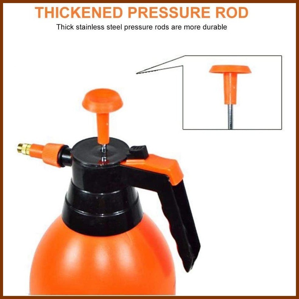Handheld Garden Sprayer 3-LITER Portable Pressurized Sprayer One Hand ...