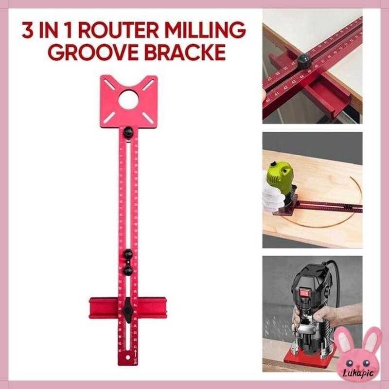 1PC 3 With 1 Milling Groove Bracket Universal Aluminum Router Table ...