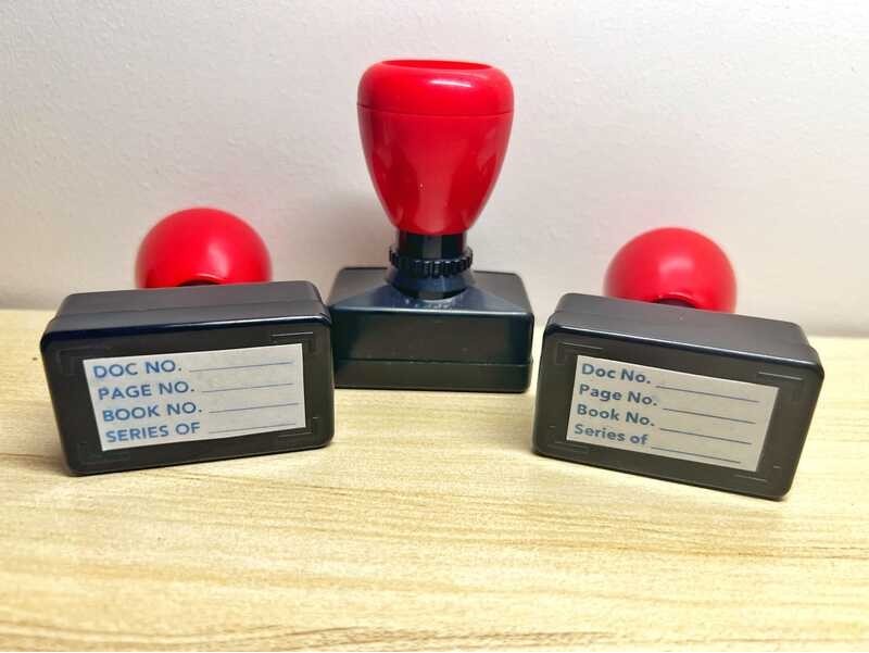 Doc Page No. Book Series of Notarial Public Flash Stamp | Shopee ...