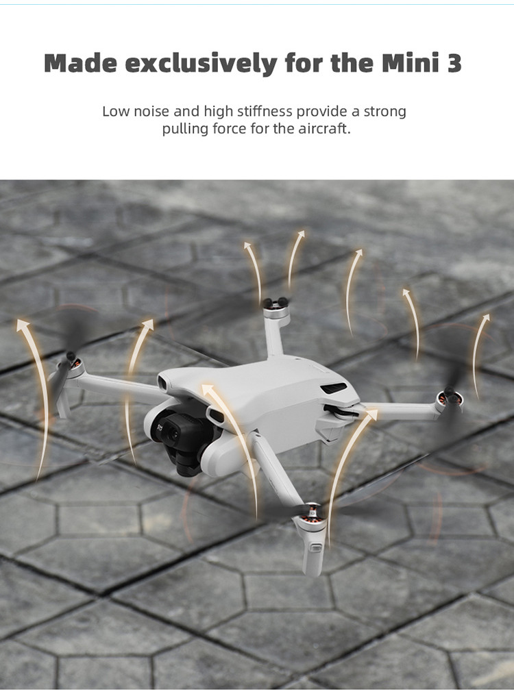 Propeller for DJI Mini 3 /Mini 3 Pro /Mini 4 pro with Screws Drone Wing ...