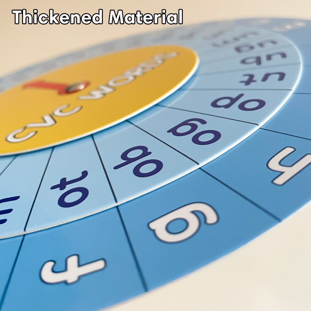 Phonics Puzzle Games, CVC Word Games Turntable,Learn to Read Spelling ...