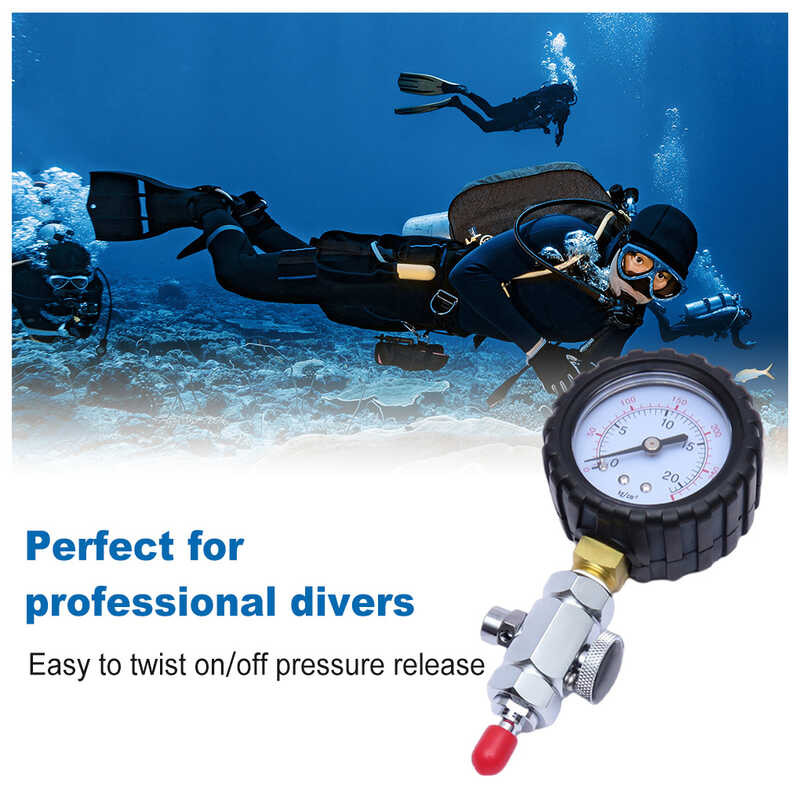 74 Diving Cyder Air Check Meter Low Pressure Regulator 0-300 PSI ...