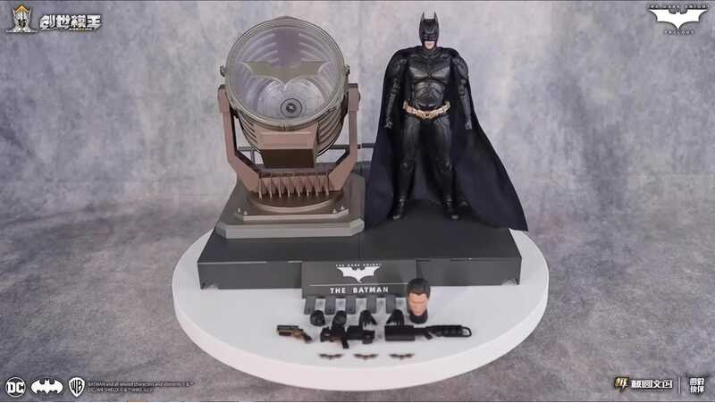 3 Modoking The Batman Assembg Movable Model 1/12 Armor 18Cm Suit Bat ...