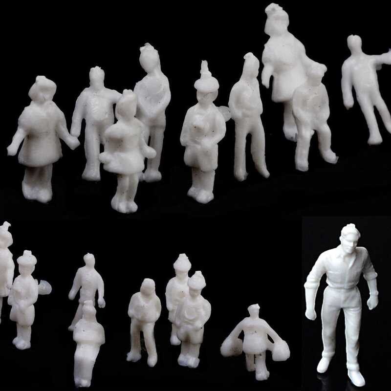 7 Kids Toys Dollhouse Decorations Human Scale People Figures Miniature ...
