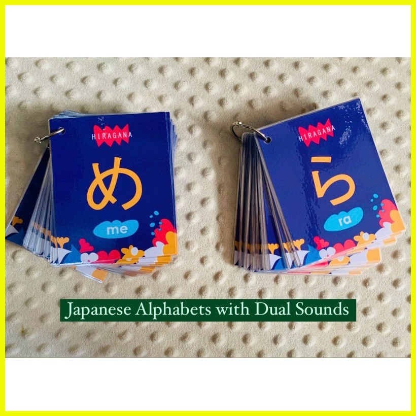 JAPANESE ALPHABETS HIRAGANA KATAKANA COMBINATIONS Laminated Flashcards ...