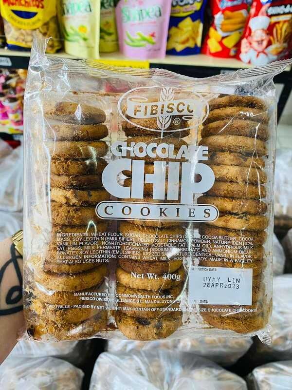 fibisco chocolate chip 400 g butter cookies rounds 350g / jolly ...