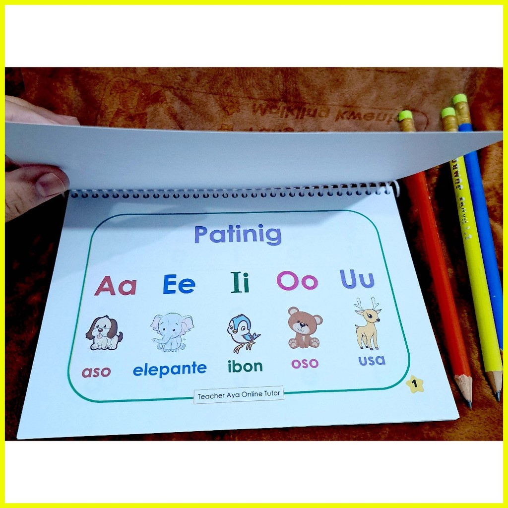 ۞ Filipino Reading Booklet with PVC cover -notebook size (Pencil NOT ...
