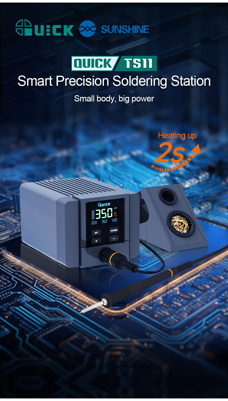 QUICK TS11 Intelligent Soldering Station Professional Voice Control ...