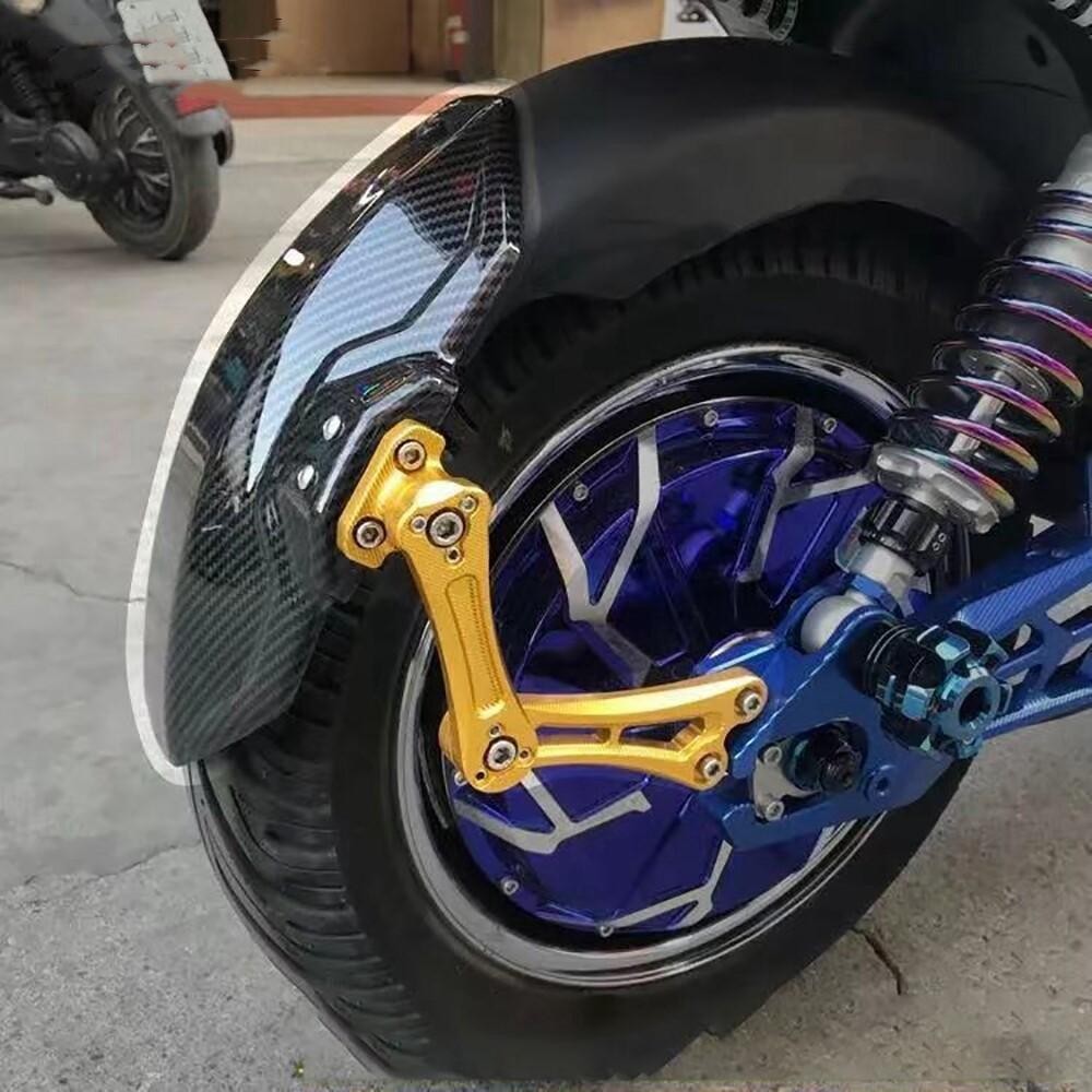 Universal Motorcycle Mudguard CNC Aluminium Fender Carbon Fiber ...