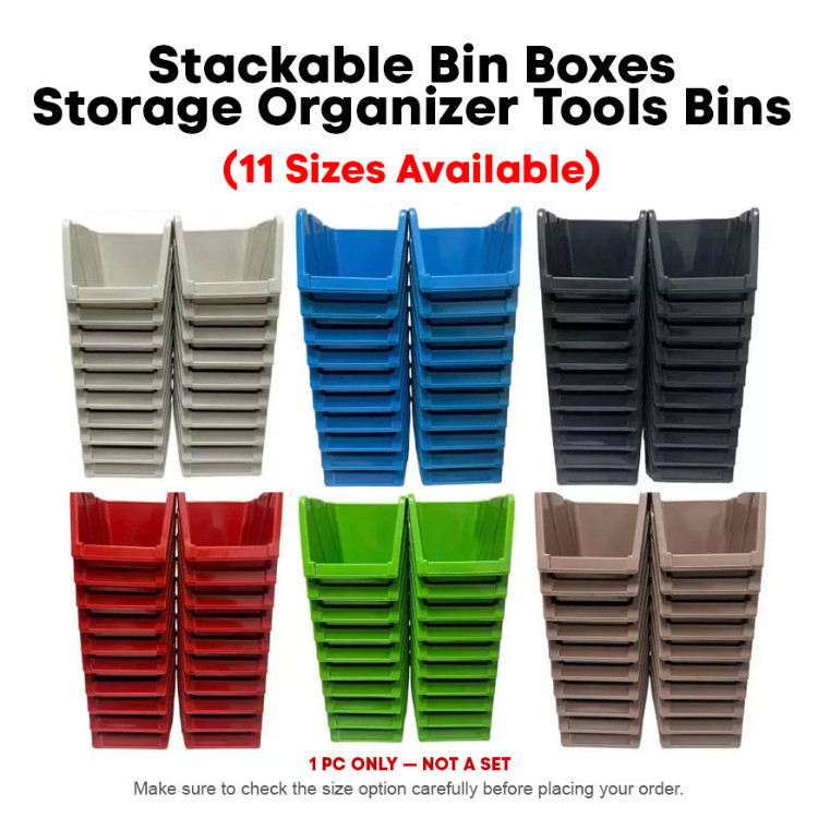 VivaHome 1pc Stackable Bin Boxes Storage Organizer for home, office ...