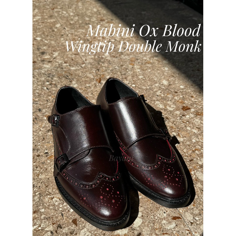 Bayani Wingtip Monk Strap - Mabini V2 | Shopee Philippines