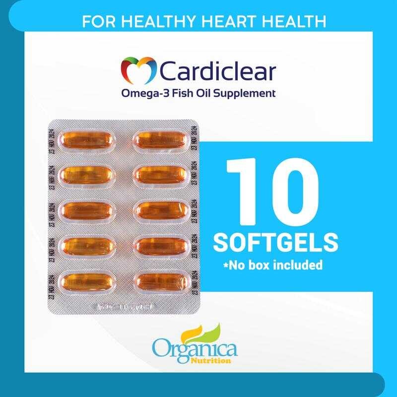 [ For Lower Cholesterol And Blood Pressure Control] Cardiclear -3 Fish ...