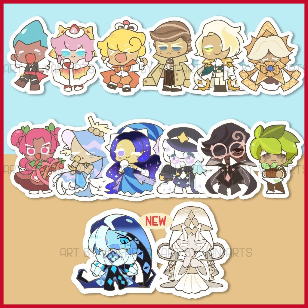 ☮ ╭ Cookie Run Kingdom | CRK characters stickers | Shopee Philippines