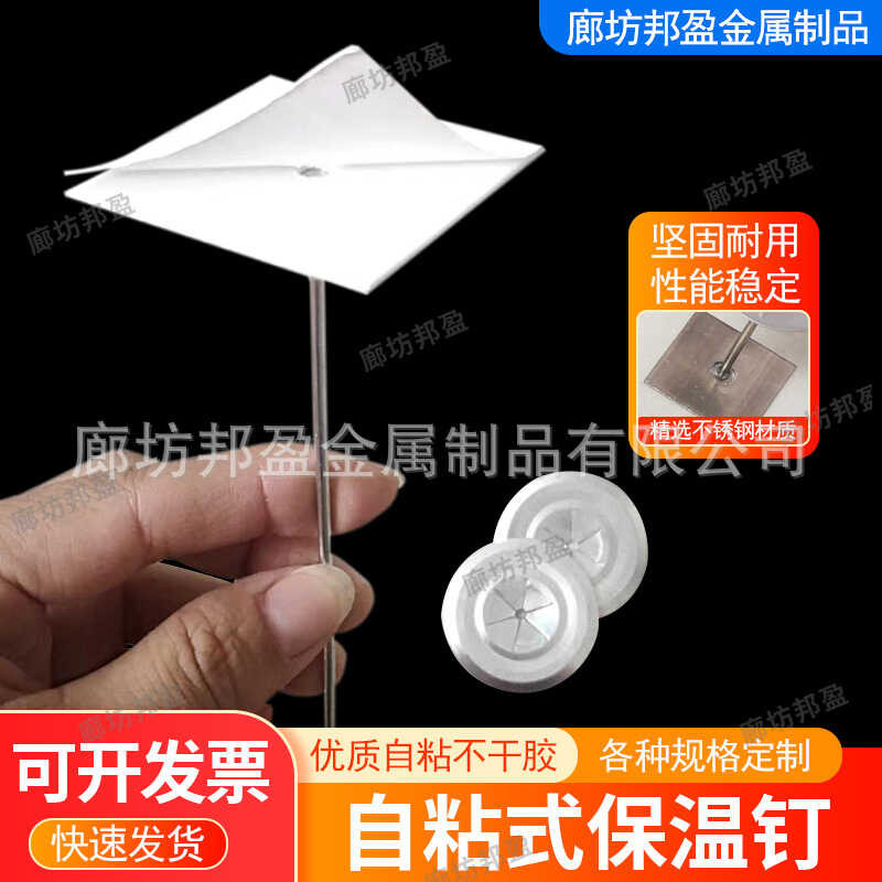 Metal Self-Adhesive Rock Wool Nails Galvanized Self-Locking Washers ...