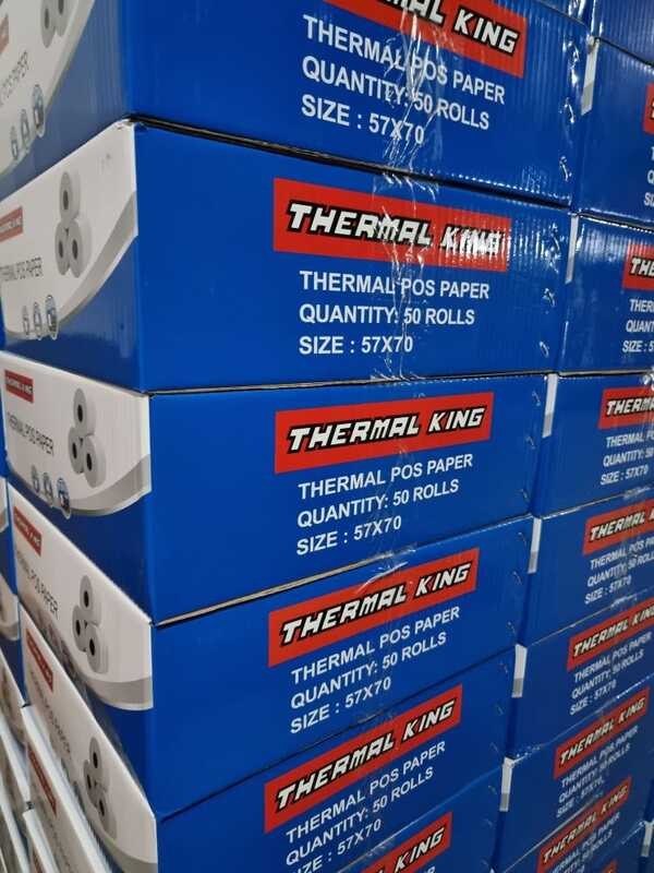 Thermal King 57X70 Thermal Pos Paper (50 Rolls) | Shopee Philippines