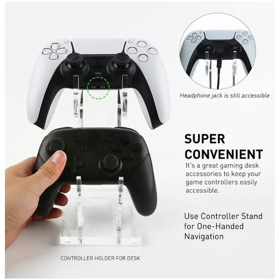 Universal Bracket Desktop Display Stand 5mm Acrylic Controller PS3/PS4 ...