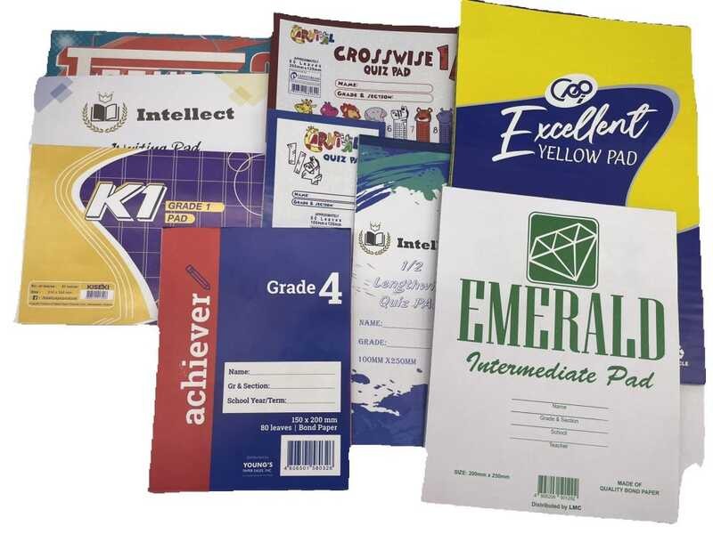 Intermediate Pad paper All Grade one to Four level / sold per pad ...