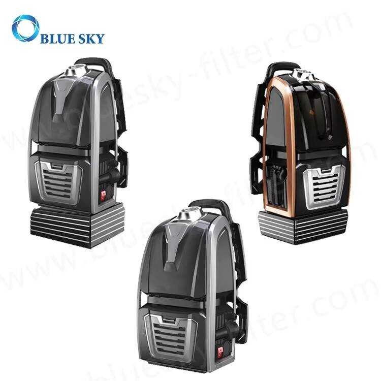 High-Power Cordless Bagless Or Bagged Rechargeable Backpack Vacuum ...