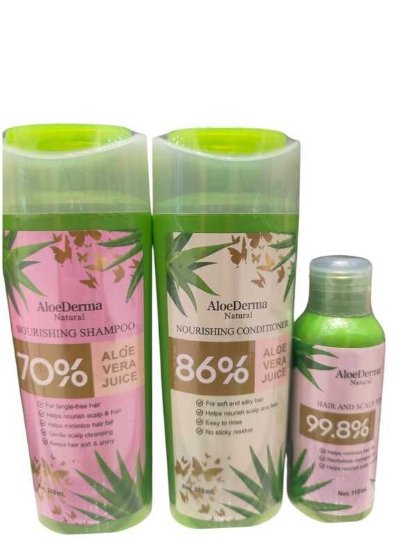Aloe Derma Natural Nourishing Shampoo Or Conditioner | Shopee Philippines