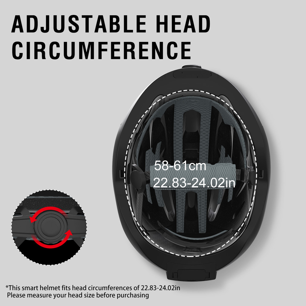 Smart Helmet with Turn Signals 1080p camera GPS APP WIFI Bluetooth ...