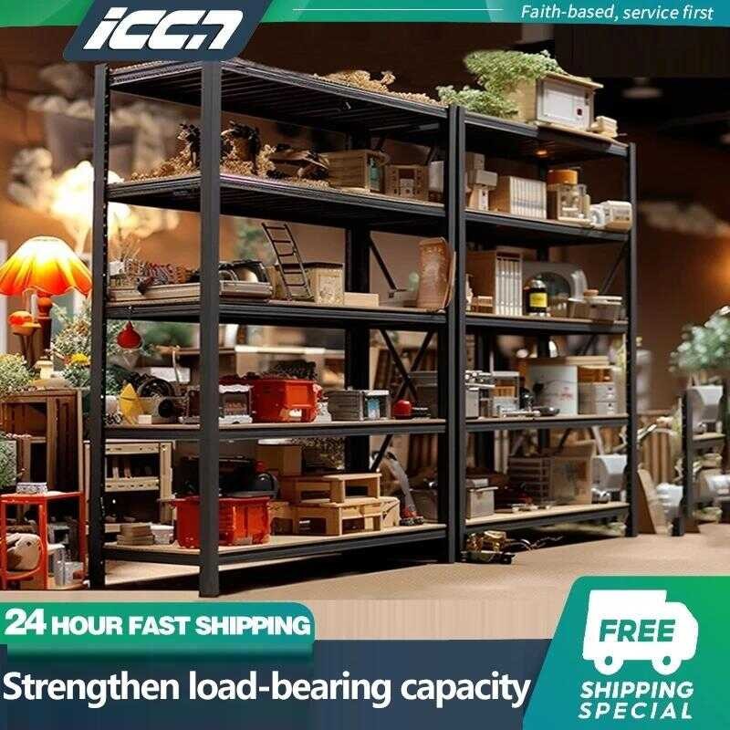 Steel Rack Metal Boltless 3/4/5/6 Layer Heavy Duty Stante Organizer ...