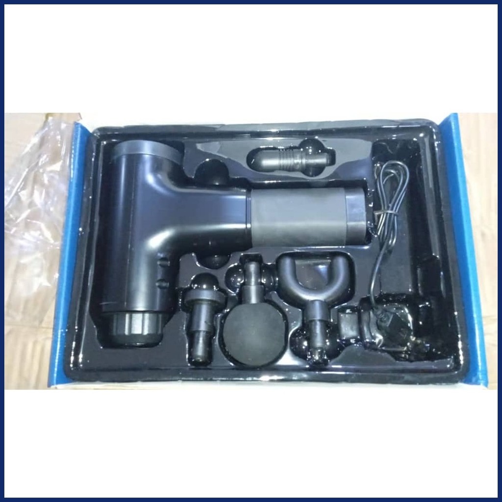 ⇦ 4 Heads Portable Muscle Massage Gun Percussive High Frequency ...