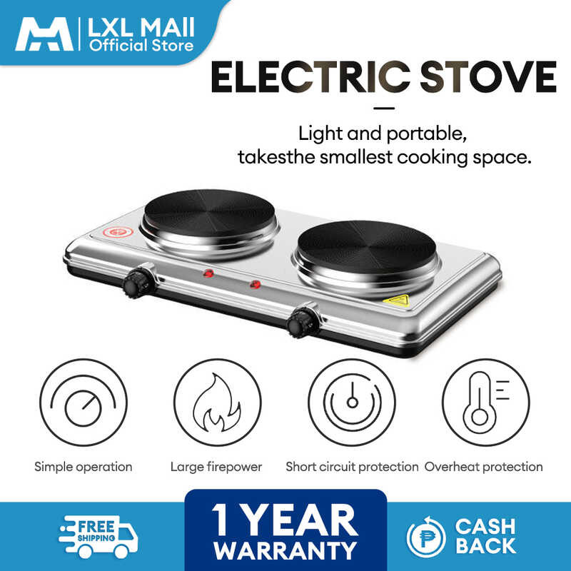 LXL 2000W Double Hot Plate Cooking Micromatic Electric Portable ...