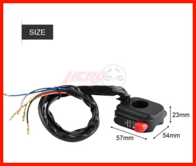 Domino switch Right (universal ) Motorcycle Handlebar Mount On Off ...