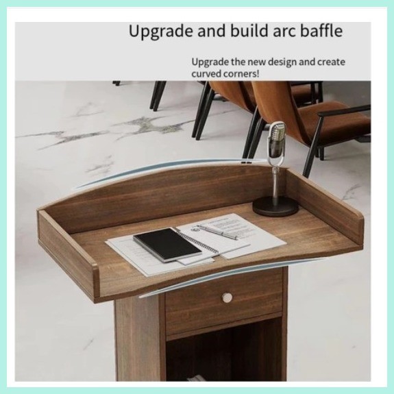 Simple and Modern Podium Welcome Desk Reception Desk Rostrum Speech ...