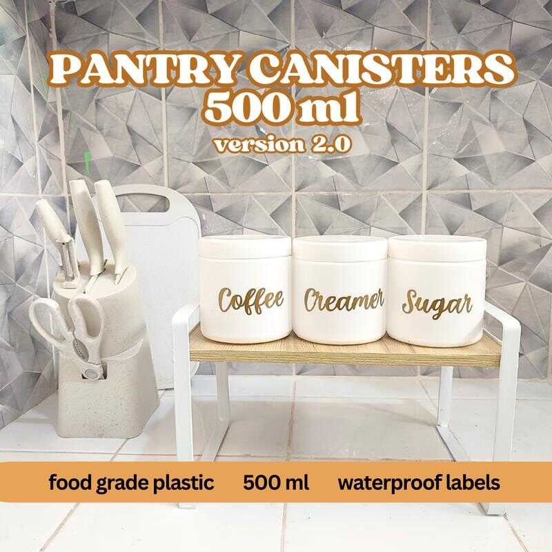 31B Hiraya Ph Pantry Canister Jar Garapon Kitchen Contanier For Coffee ...