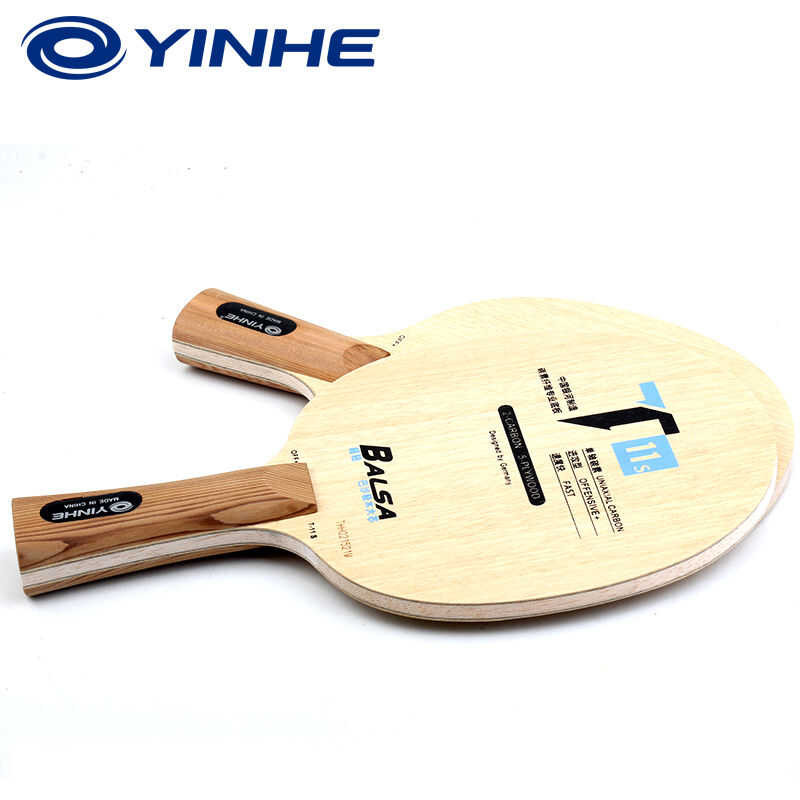 YINHE T11s 3 Pure Wood 2 Ply Carbon Table Bat Blade 1Xtable Tennis ...